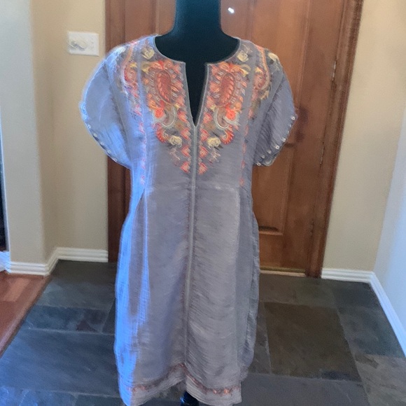 Johnny Was Workshop | Dresses | Gorgeous Johnny Was Denim Dress With ...